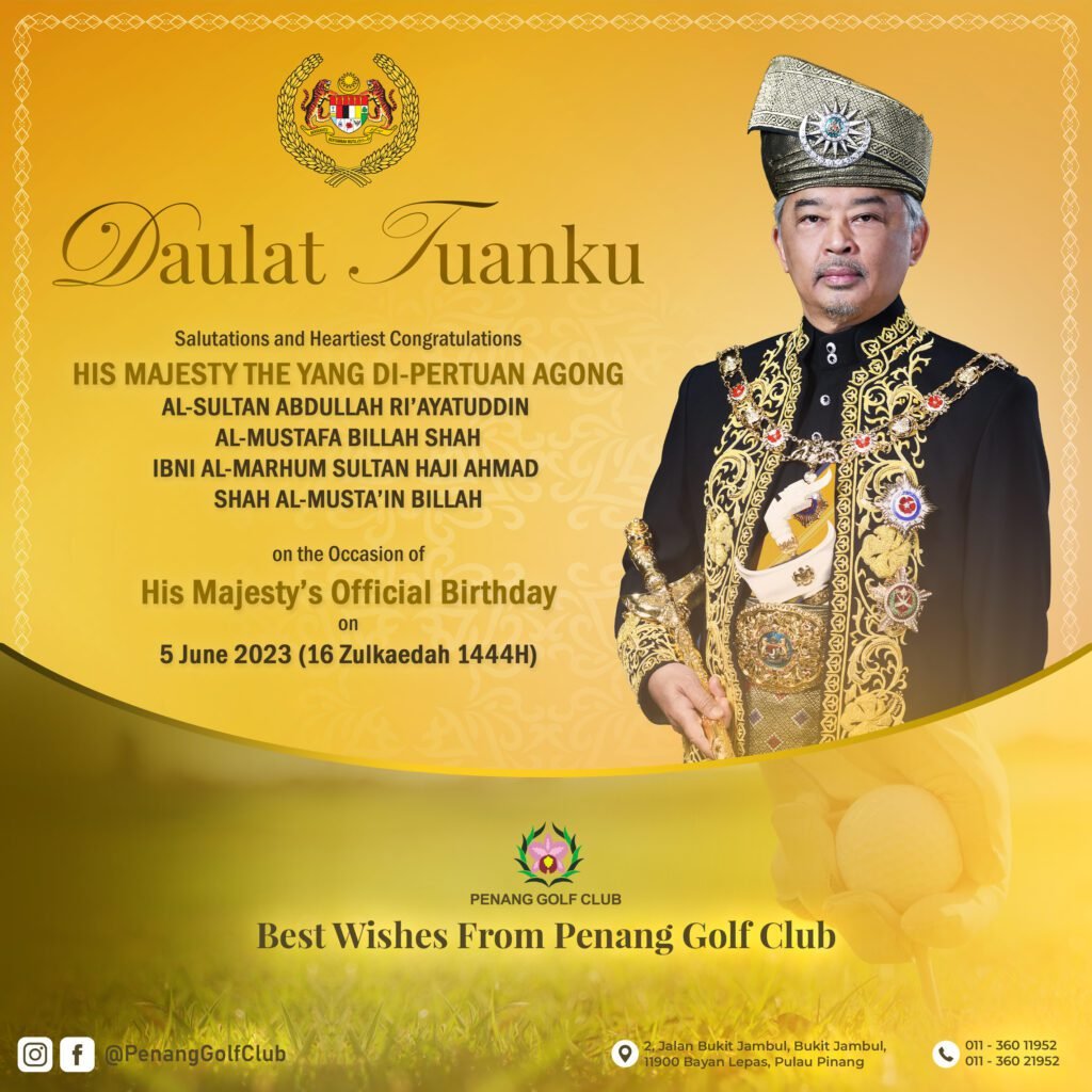 Agong Birthday Wishes - Social Media Post - Yousef Hekma