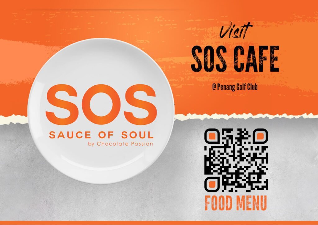 SOS Cafe Food QR-code Poster - Yousef Hekma